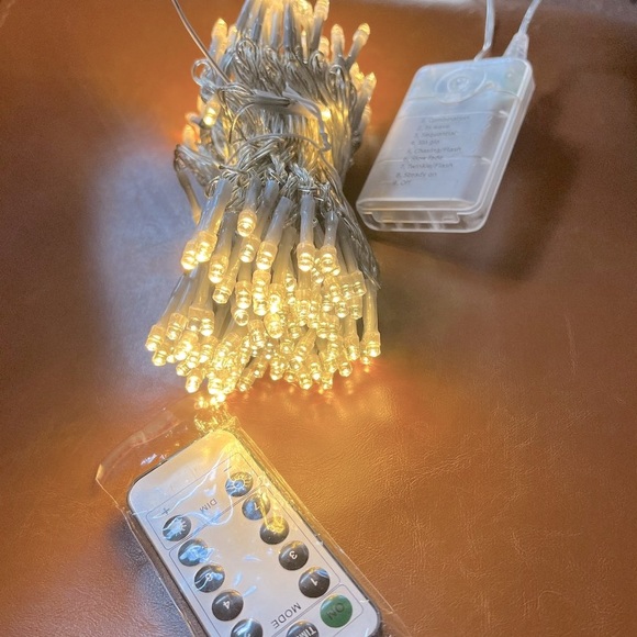 Holiday | Double Power Mode Warm White Led Indoor Battery Operated ...